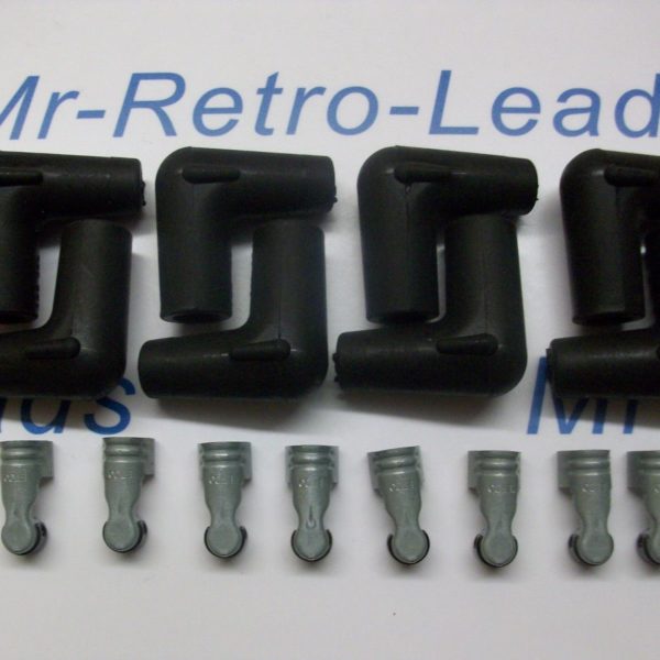 Black 8.5mm Spark Plug Ignition Lead Separator Holder Clamp Spacer For ...
