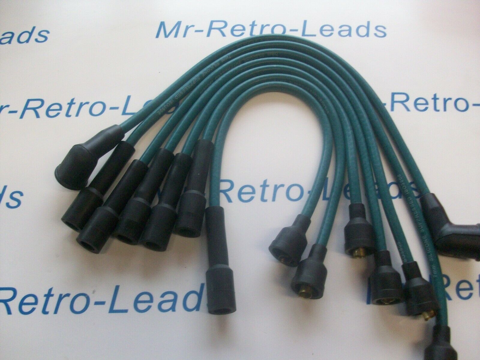 Green 7mm Ignition Leads Mg Mgc Gt 6 Cylinder Quality Hand Built Leads ...
