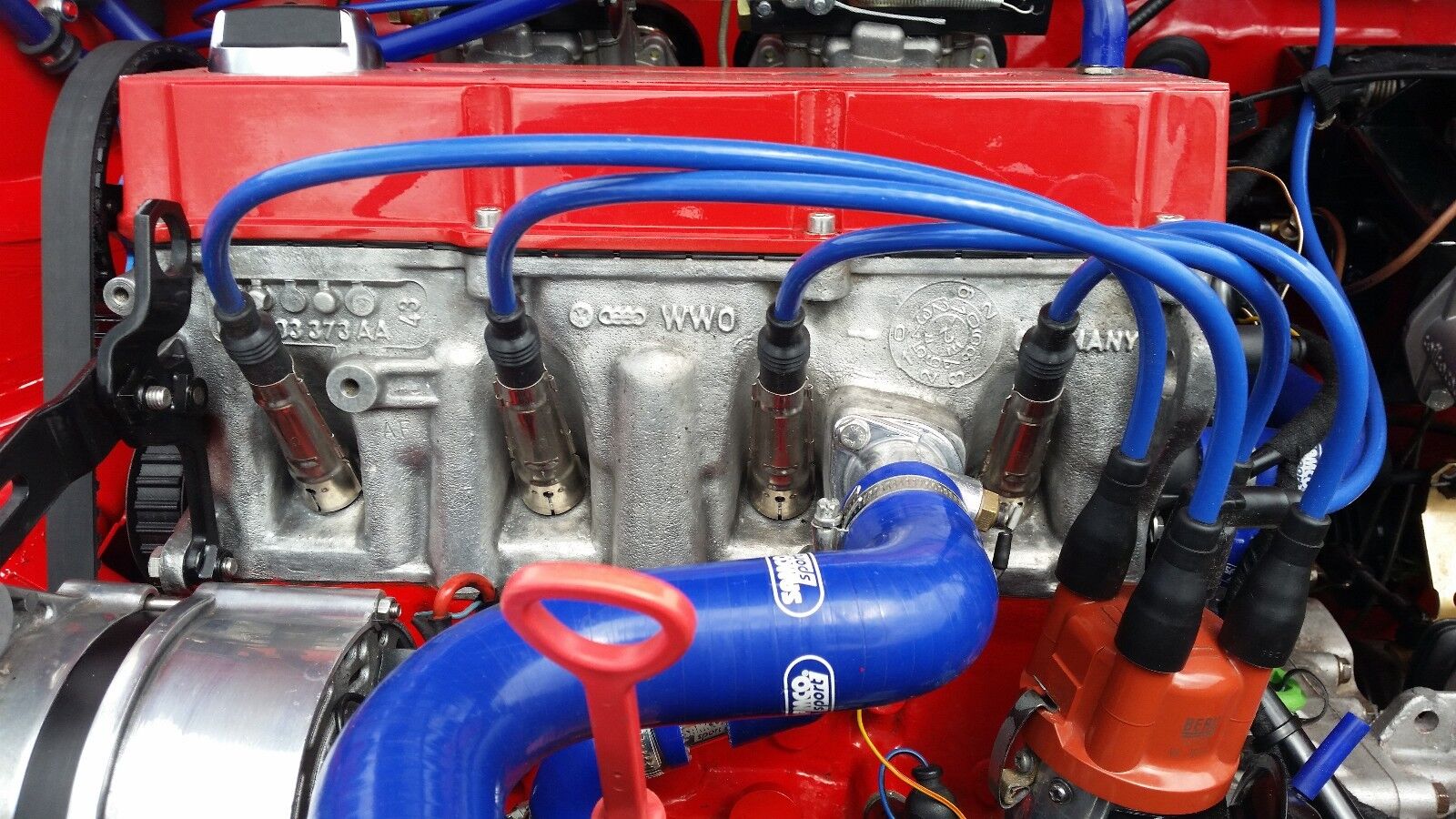 Blue 8mm Performance Ignition Leads‬ Golf Mk1 Gti Din Fitment Quality ...