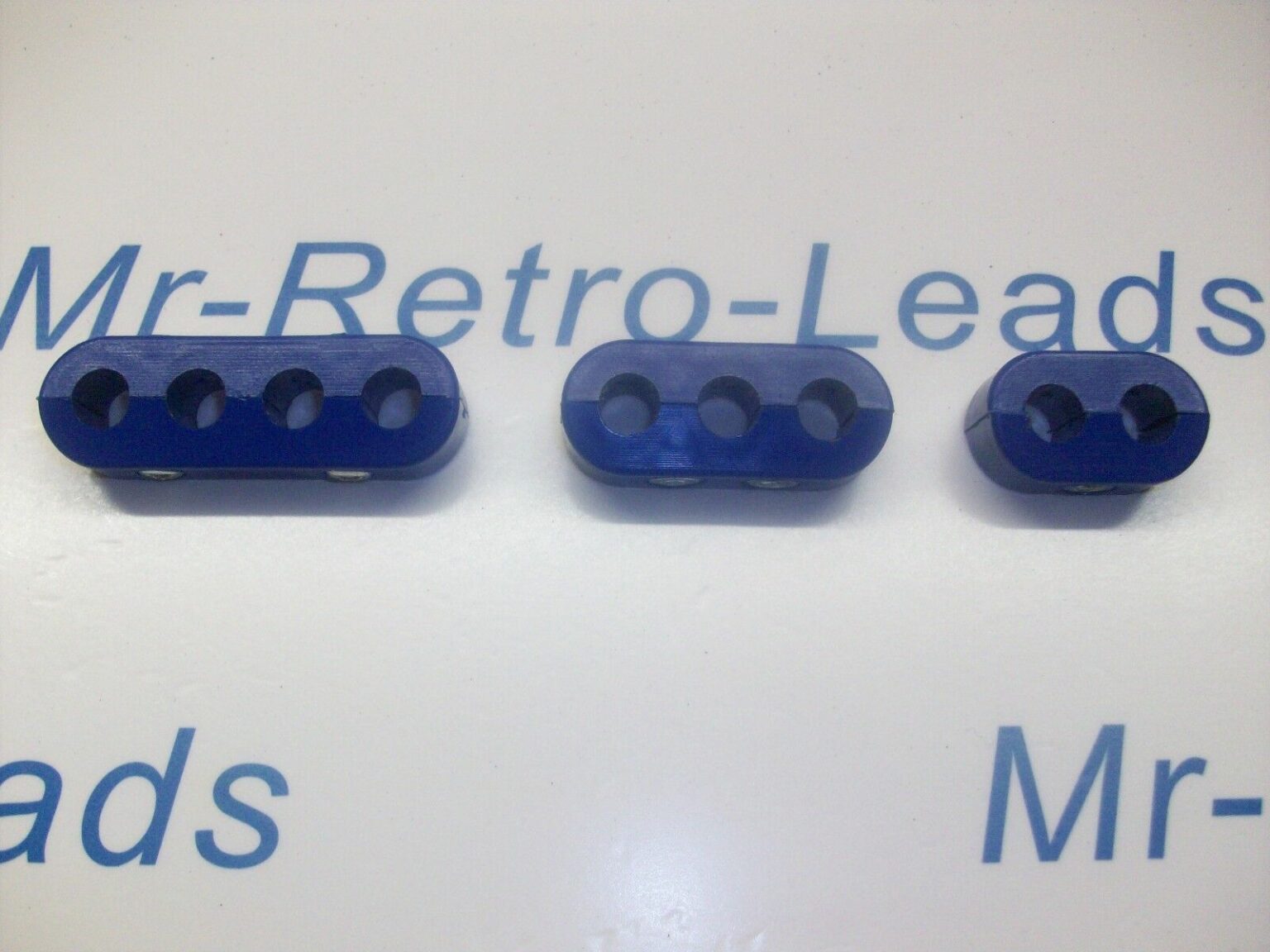 Blue 8.5mm Spark Plug Ignition Lead Separator Holder Clamp Spacer ...