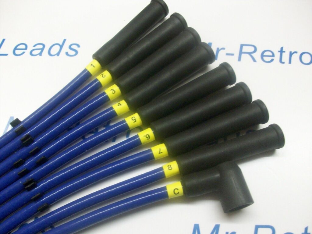 Ignition Lead Plug Numbers 1 / 8 Heat Shrink Ht Lead Black On Yellow 1 ...