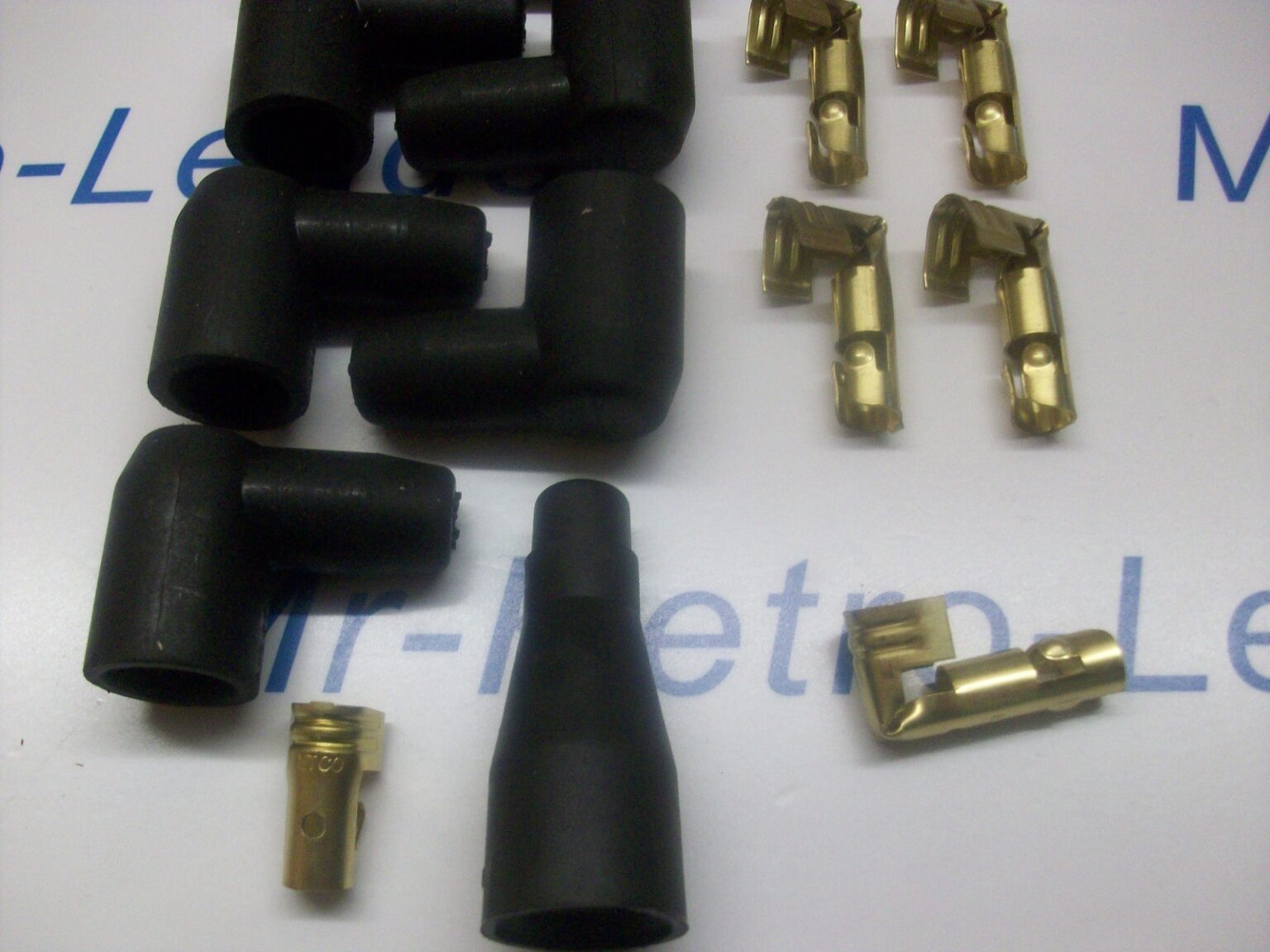 Black Ignition Lead Distributor Boots And Terminals Kit Covers V6 Kit ...