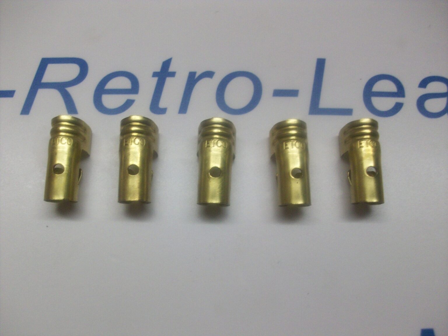 Ignition Lead Distributor Brass Terminals X 5 Ht Straight Push In Type ...